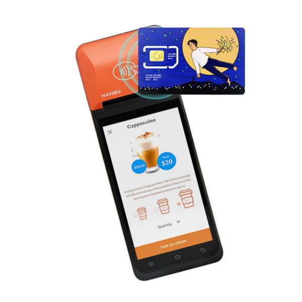 Quality Customized Handheld POS System 16GB / 32GB / 64GB Mini Android POS With Voice Call Function for sale