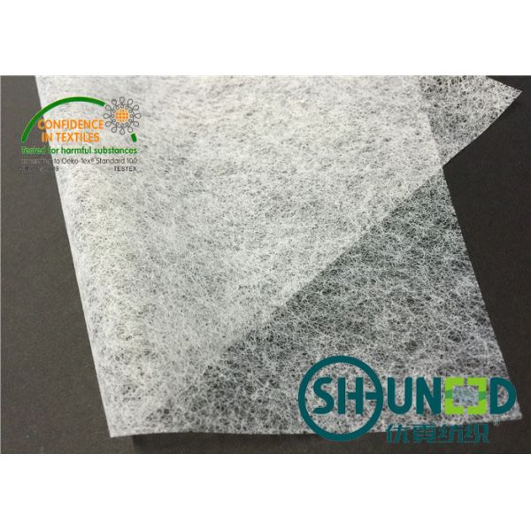 Quality PES Fusible Web 42gsm Bond Fabric Double Sided Non Woven Interlining for sale