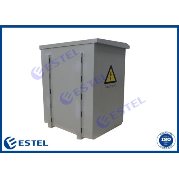 Quality Steel IP55 19inch Rack Pole Mount Weatherproof Enclosure for sale