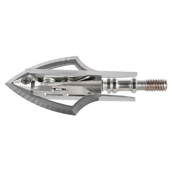 Quality 100 Grain Stainless 3 Blade Mechanical Broadheads For Crossbow for sale