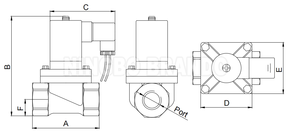 1/2'' Anti Corrosion UPVC Solenoid Valve For Chemical Acid Alkali 24V 110V 220V 0