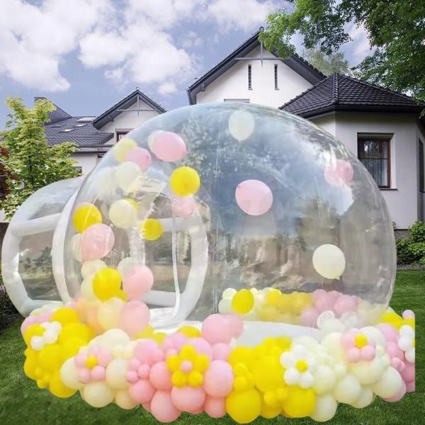 Quality Age Range 8 to 13 Years Inflatable Bubble Bounce House with Base 14ft Customized for sale