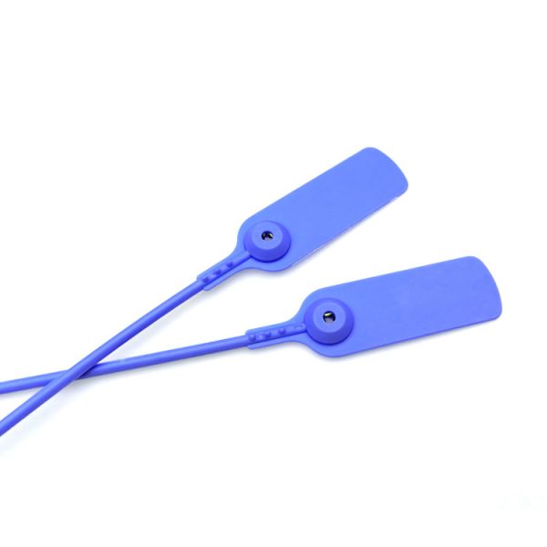 Quality Print Laser/Hot Stamp 400mm Adjustable Plastic Locking Strip Seal With Metal for sale