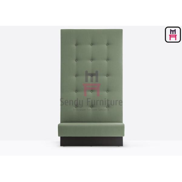 Quality 5ft High Back Tufted Upholstered Restaurant Booth Seating for sale
