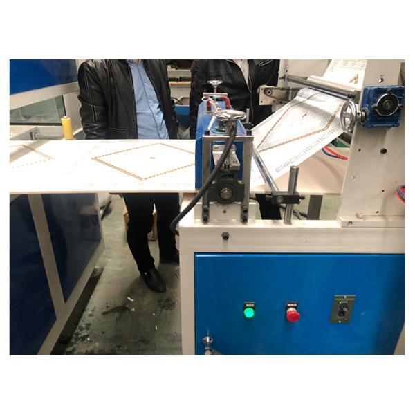 Quality 150kg / H 250mm WPC Pvc Ceiling Panel Extrusion Line for sale