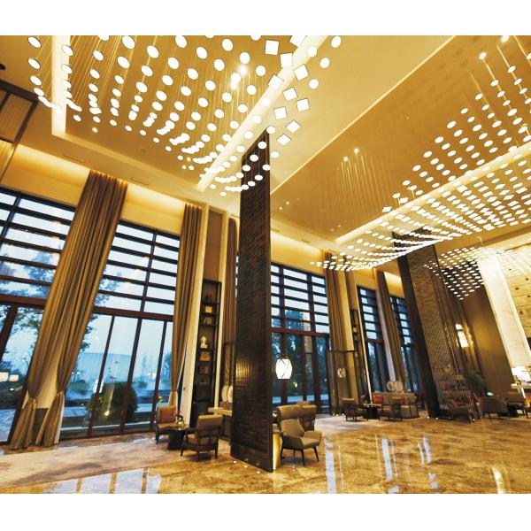 Quality Customized Smart Elegant Extra Large Chandeliers Contemporary Wave Led for sale