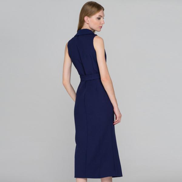 Quality Alibaba wholesale blue sleeveless blazer dress for sale