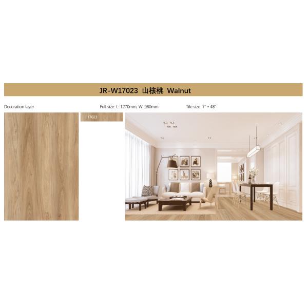 Quality 6mm Water Resistant Vinyl SPC Click Flooring Scratch Proof Anti Skid GKBM JR for sale