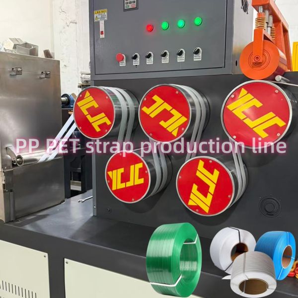 Quality Bottle Flakes Pet Strapping Band Machine 12mm Width Strapping Band Making for sale