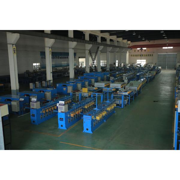 Quality Round Copper Wire Annealing Machine Sky Blue With Water Seal Protection for sale