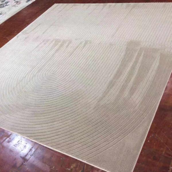 Quality Handmade Turkish Silk Marine Carpet with Customized Trellis Pattern and for sale