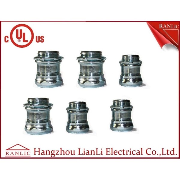 Quality Steel Electrical EMT Compression Connector Electro-Gal 1/2