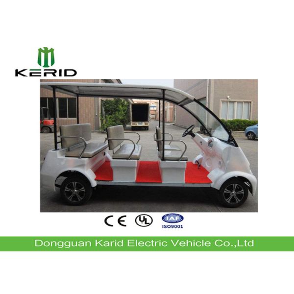 Quality Recreational Electric Shuttle Car For Eight Passengers With 48V/4kW Motor for sale