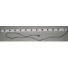 china 11 Flat Plug Surge Protector Power Strip , Long Cord Power Bar Horizontal /