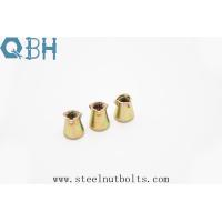 Quality Conical Nut Zinc Plating Carbon Steel Non Standard Fasteners Yellow for sale
