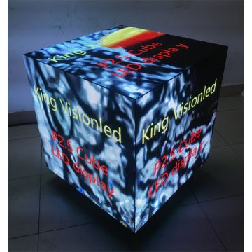 Quality 640x640mm Magic Cube Led Display 3d Effect SMD2121 Large Advertising Square 2 for sale