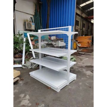 Quality Customized Professional Design Double-sided Rack Gondola Display Shelving for sale