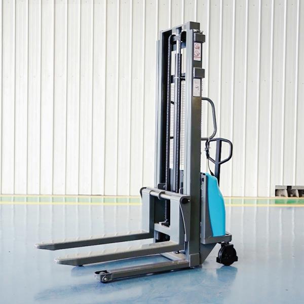 Quality Semi-Electric Stacker 1500kg (3300lbs) Warehouse Material Handlinglift Height for sale