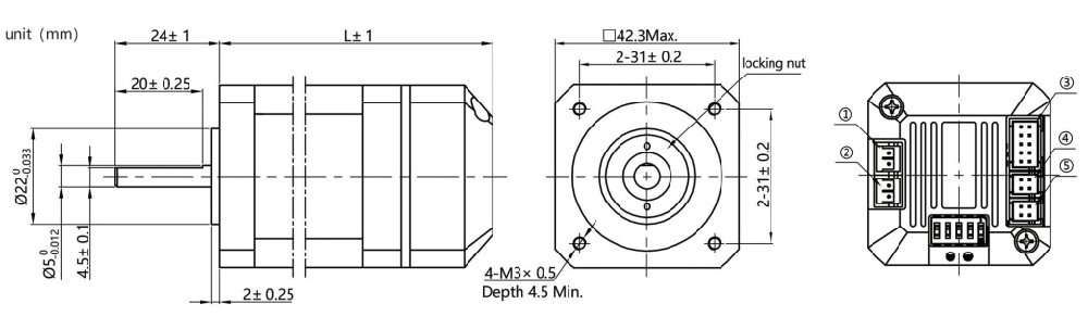 integrated stepper motors