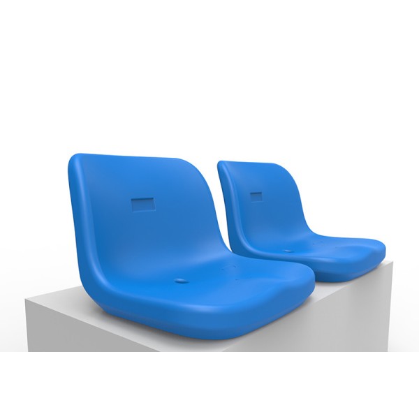 Quality Permanent Fixed Stadium Seating Plastic Simple Mounted Durable With HDPE Seats for sale
