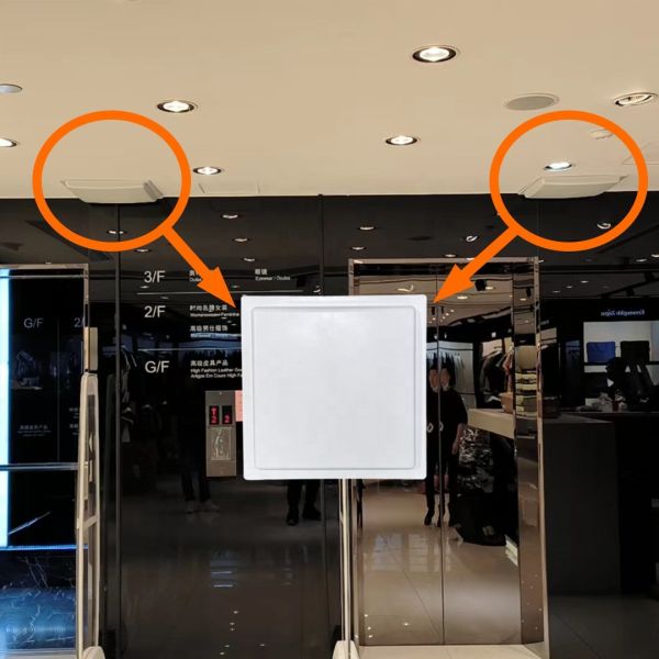 Quality White UHF 860-960 MHz 5-10m Detection Range 1 Host 1 Antenna RFID EAS System for sale
