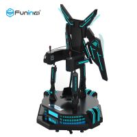 Quality AC 220V Thrilling Amusement Funning VR Flight Simulator Machine Cockpit Flying for sale