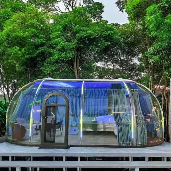 Quality Outdoor Bubble Room Polycarbonate Starry Sky Room Transparent Bubble House for Garden for sale