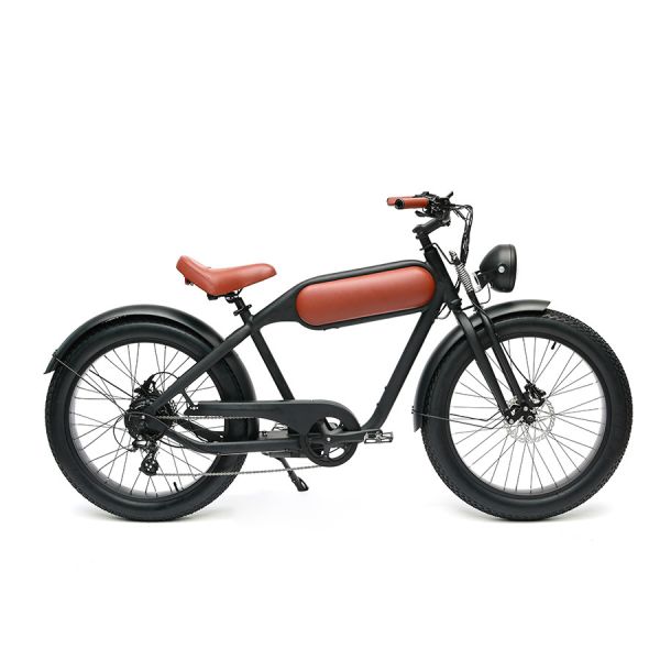 Quality 48V 23Ah Lithium Battery Retro Electric Bike for Adult 26 Inch Vintage Fat Fetus Bike for sale