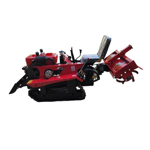 Quality Diesel Powered Agricultural Bed Ridger Bed Shaper Rotary Tiller for Vegetable Farming for sale