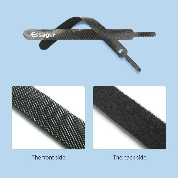 Quality Essager Nylon Velcro Desk Cable Organizer for sale