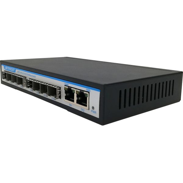 Quality High Reliability Ethernet Network Switch 8 - Port Gigabit SFP 10 / 100 / 1000 for sale