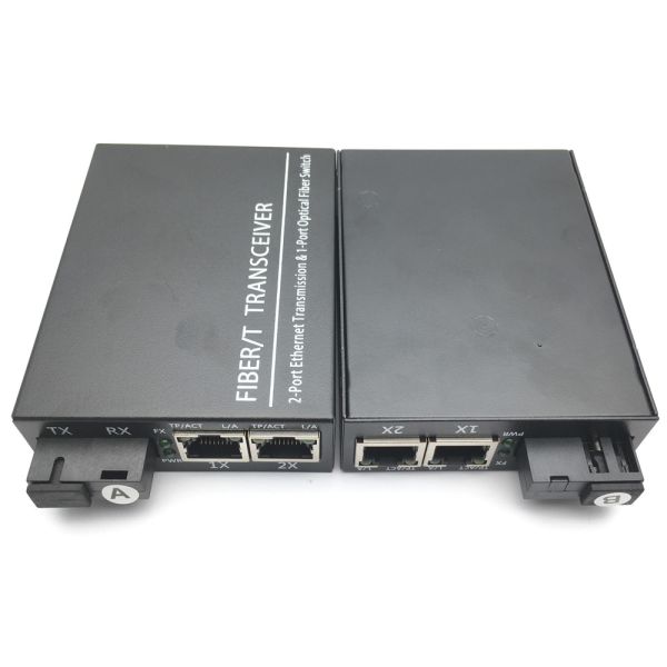 Quality Single Dual Fiber Ethernet Media Converter IEEE802.3ab 1000Base - T 0.5A for sale