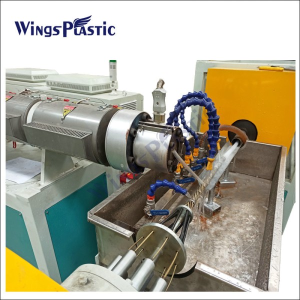 Quality Plastic Hdpe Pp Pe Hydraulic Spiral Wrap Protector Hose Extrusion Making Machine for sale