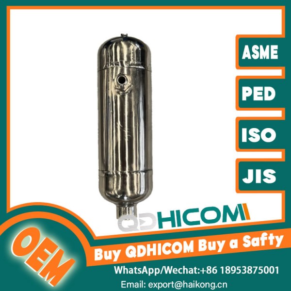 Quality Industrial Clean Vertical Air Pressure Vessel SS316L For Paint Shop Air Supply Tank for sale