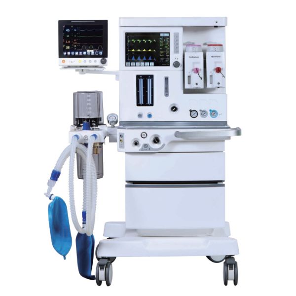 Quality 10.4" Touch Screen Display Veterinary Animal Anesthesia Machine Real time for sale