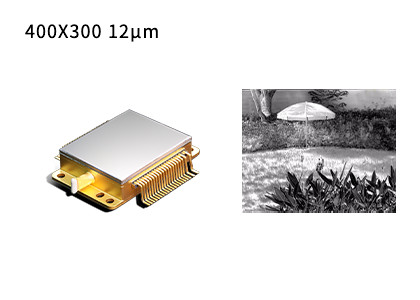 Quality 400x300 Resolution 12μm Pixel Size Ceramic Package VOx Microbolometer Uncooled for sale