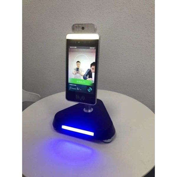 Quality 4 Cores CPU Face Recognition Thermometer Access Terminal Smart 8 Inch IPS LCD Screen for sale