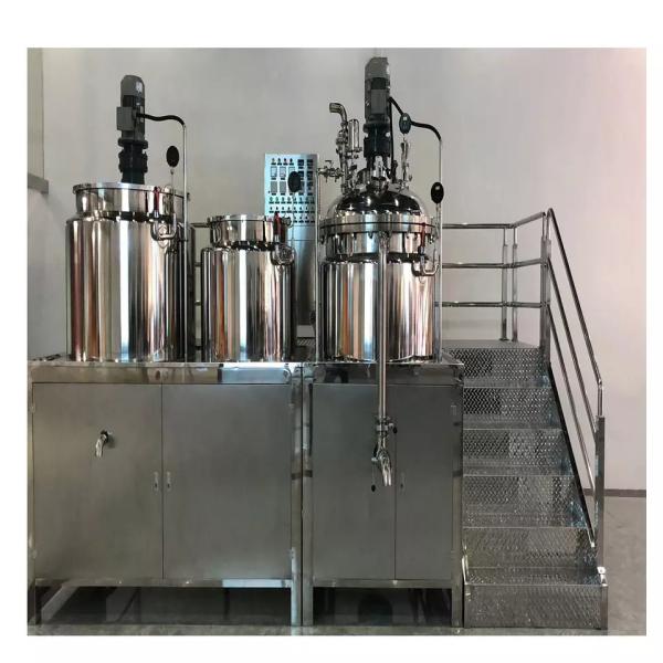 Quality SUS316L Body Lotion Cosmetic Emulsifier Mixer Making Machine Practical for sale
