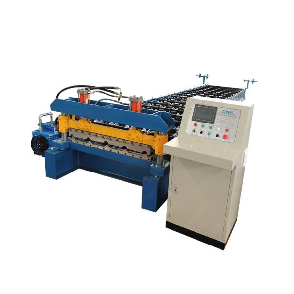 Quality PPGI Corrugated Sheet Roll Forming Machine , Metal Roof Roll Forming Machine Non for sale
