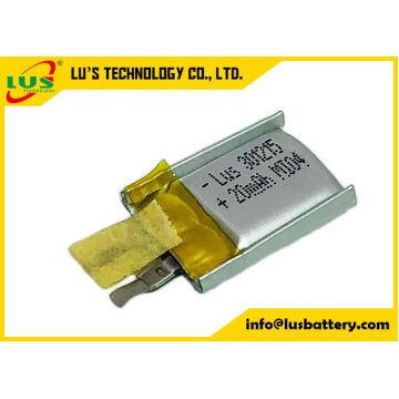 Quality Rechargeable Ultra Thin Lipo Battery 8mah - 110mah 3.7v Lithium Polymer Cell for sale