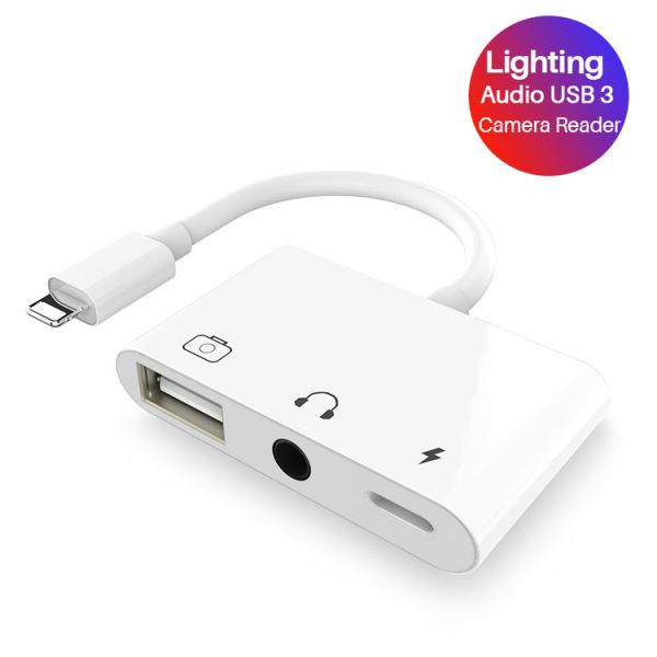 Quality Multi Function 3 Ports USB OTG Cable Adapter FCC USB OTG Hub for sale