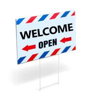 Cutting Service Toowin 18X24inches Corrugated Handheld Sign for Political Yard china Cutting Service Toowin 18X24inches Corrugated Handheld Sign for Political Yard