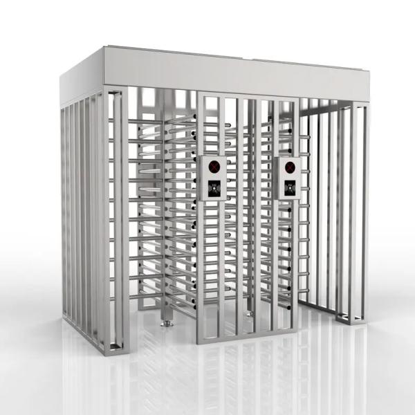 Quality SUS304 Employee Entrance Turnstile Gate , Automatic Full Body Turnstile for sale