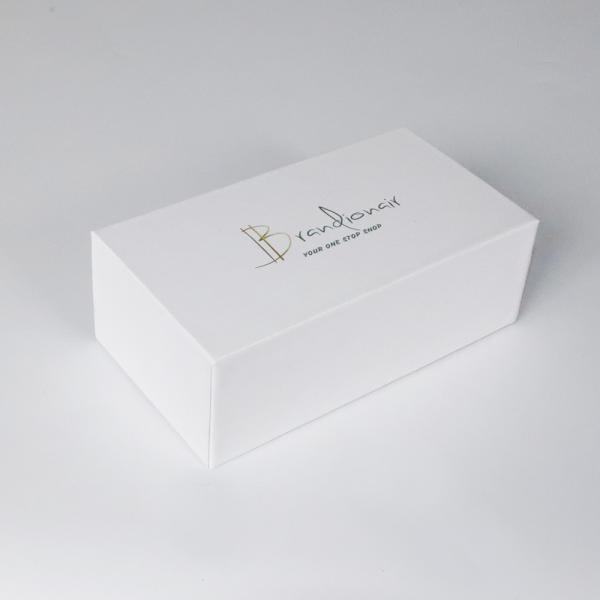 Quality Calendaring Varnishing 10x8x3'' 2mm White Lid And Base Boxes for sale