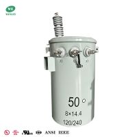 Quality CSA Standard 50kva Pole Mounted Transformer Oil Type 13856V To 120v cUL for sale