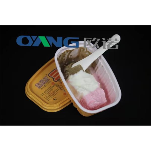 Quality Disposable Cutlery Making Machine Paper Ice Cream Spoon Making Machine for sale