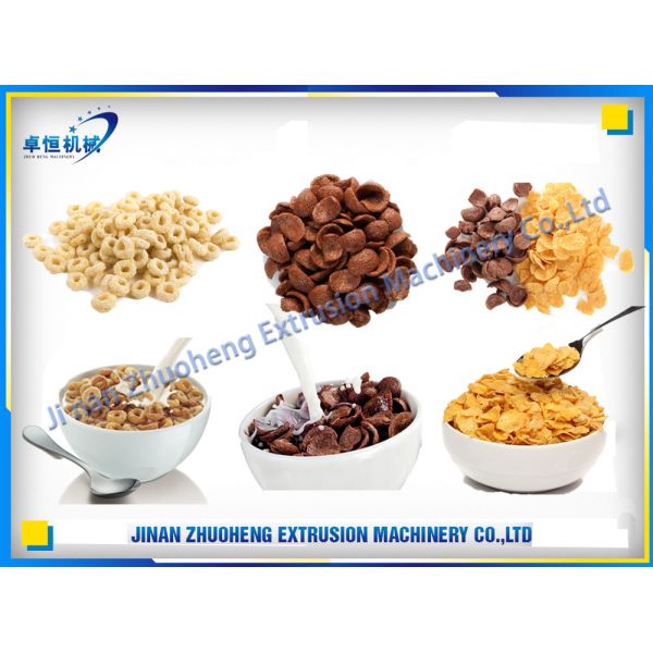 Quality Complete Corn Wheat Chips Flakes Puff Snack Food Production Line Extruder Making for sale