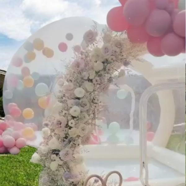 Quality 2024 Inflatable Double Bubble House with Portable PVC Material and Customized for sale