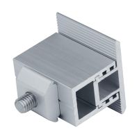 Quality Corrosion Resistant SS Solar Panel Mid Clamp 3.0mm-4.5mm Thickness for sale