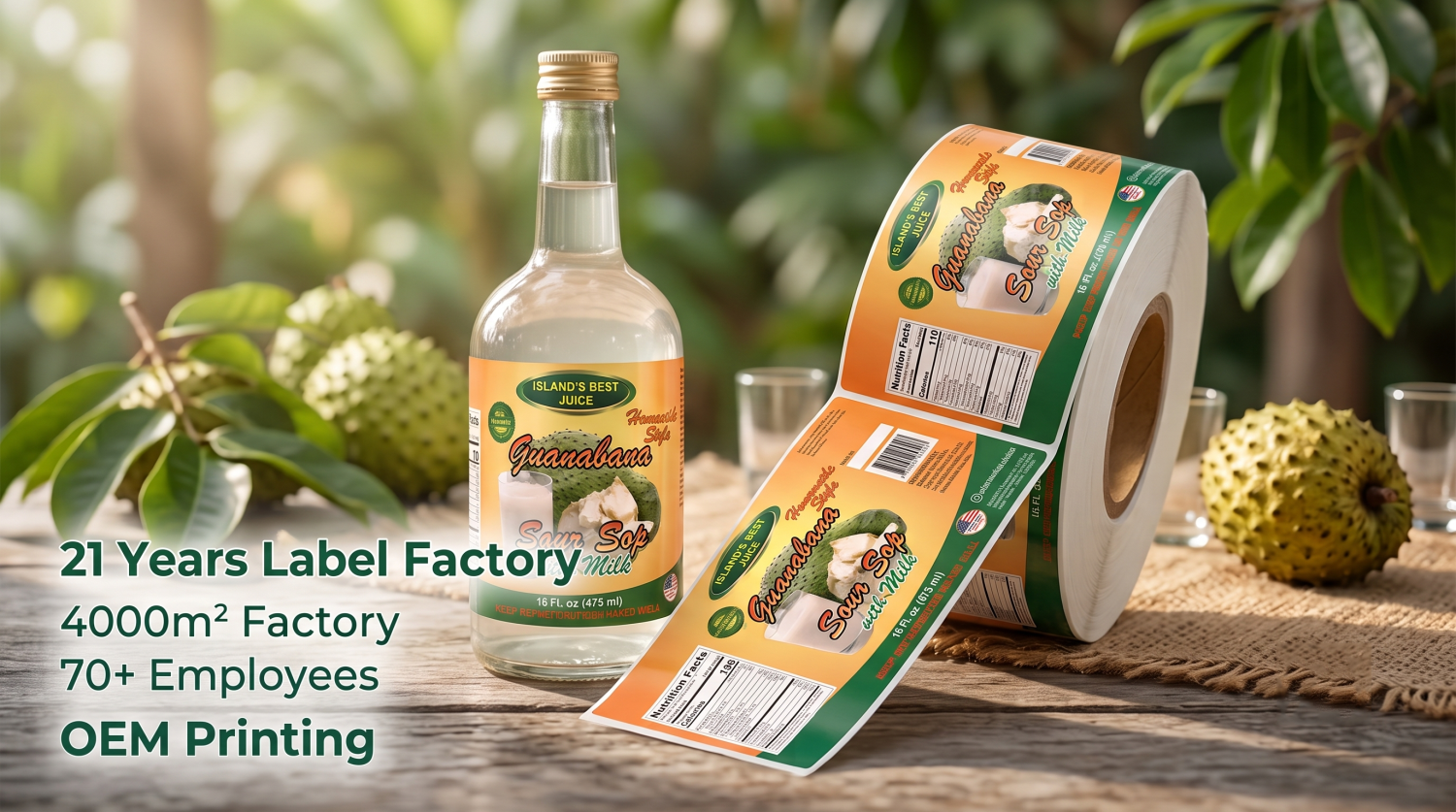 Quality Custom Beverage Label for sale